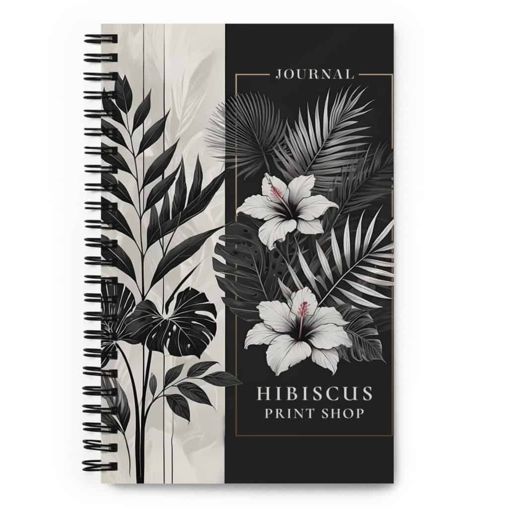 Spiral notebook – Hibiscus Print Shop