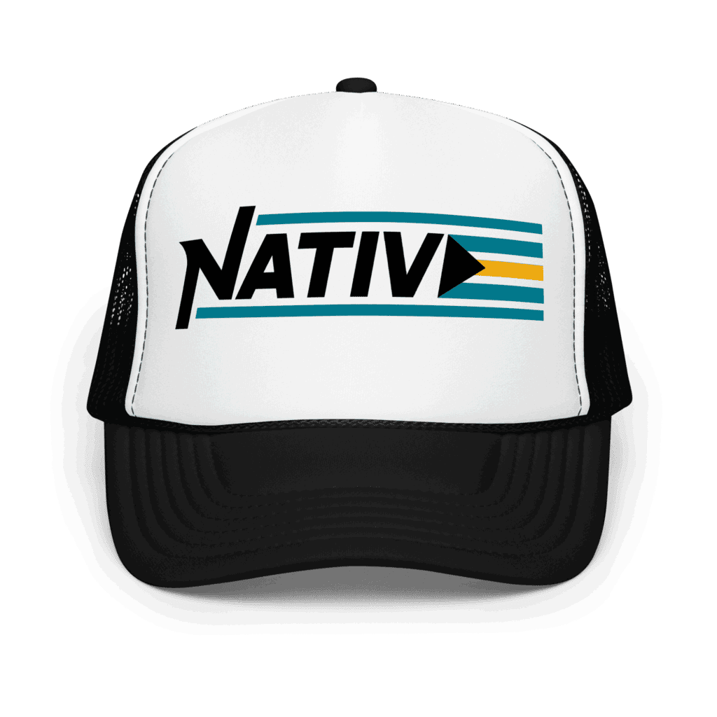 Native Foam Trucker Hat – Hibiscus Print Shop